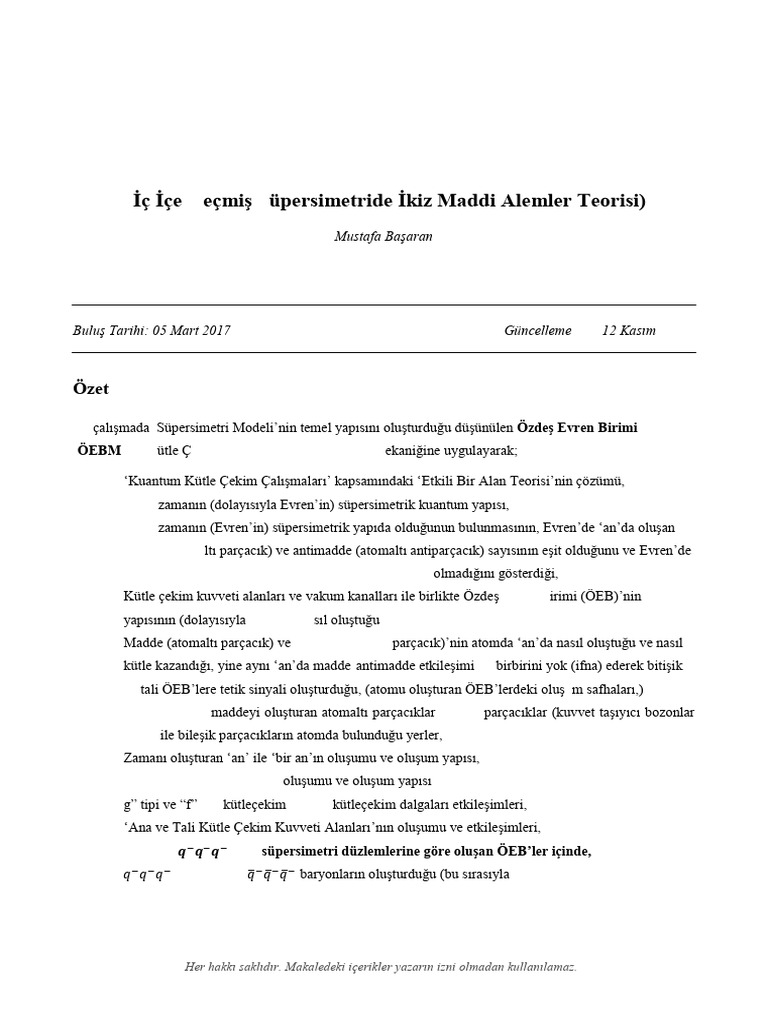 TWINS THEORY (Twin Worlds in Nested Supersymmetry Theory) (PDFDrive) | PDF