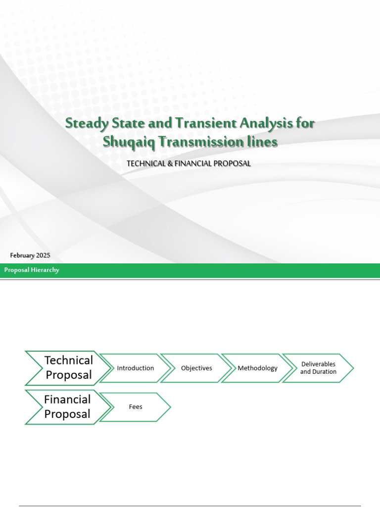 Shuqaiq Steady & Transient Analysis | PDF | Methodology