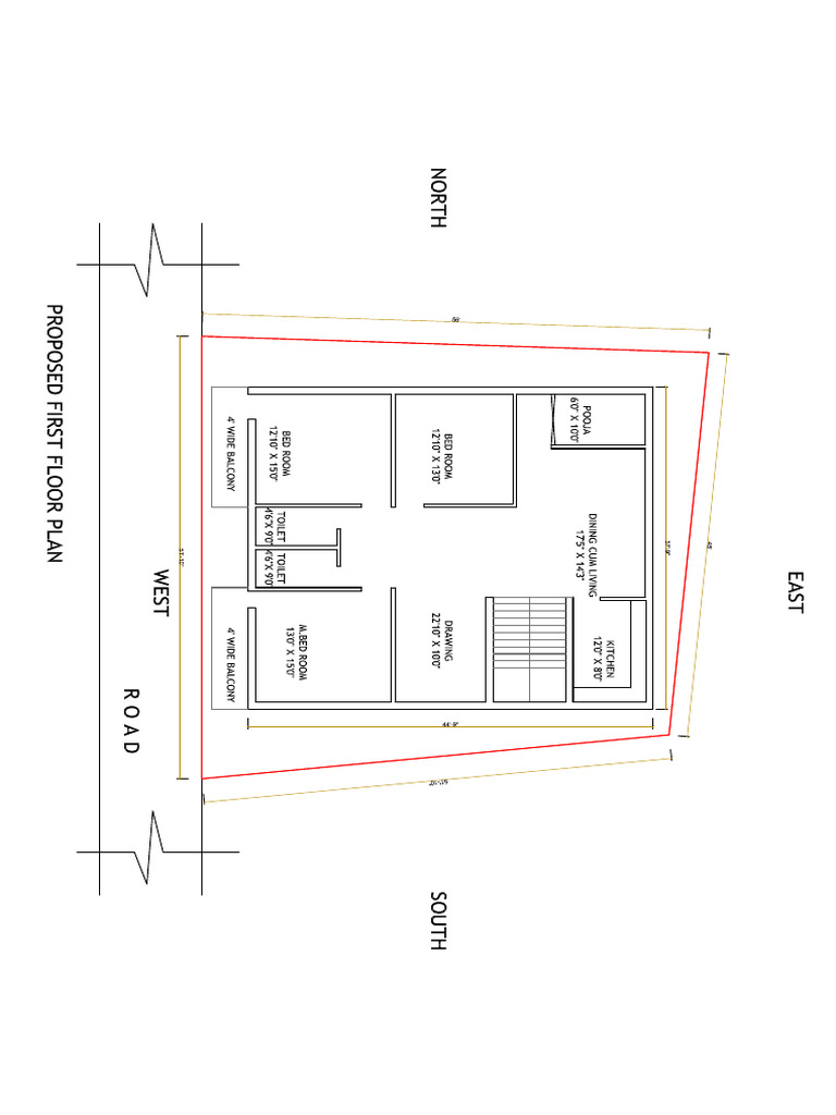 02 Laxman Sahoo-First Floor Plan | PDF