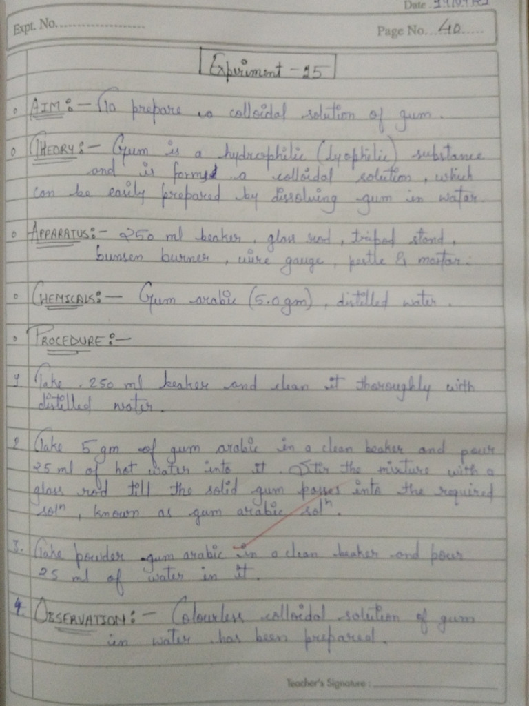 Experiment 14, Class XII | PDF