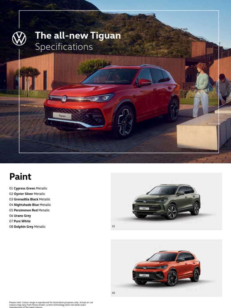 2024 VW Tiguan Brochure Overview | PDF | Headlamp | Automotive Industry