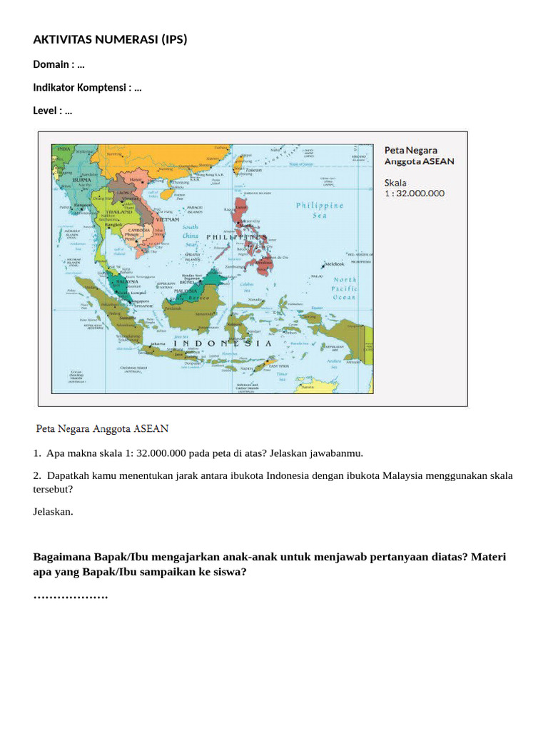 AKTIVITAS NUMERASI Mapel IPS | PDF