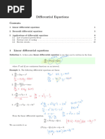 Differential Equations Guide | PDF | Equations | Integral