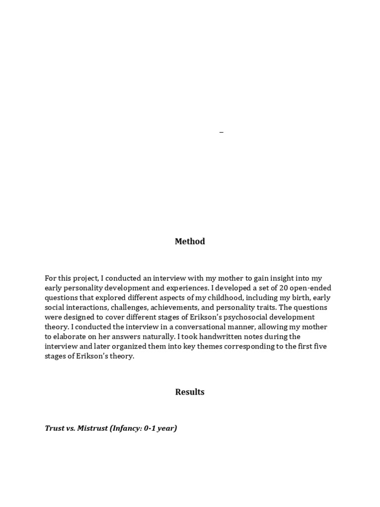 Assignment Stage 2 Dev. Psych. | PDF | Attachment Theory | Human ...