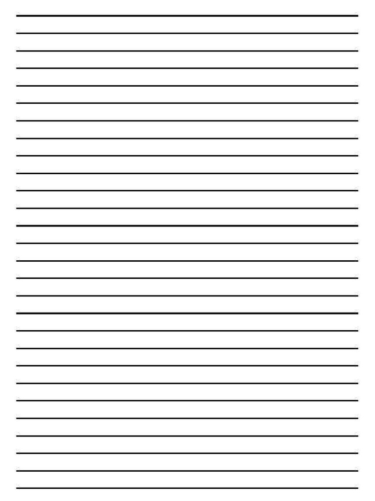 Plantilla para Escribir Recto | PDF