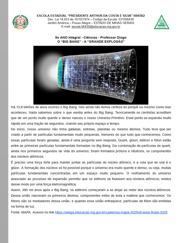 Big Bang 9 Ano | PDF