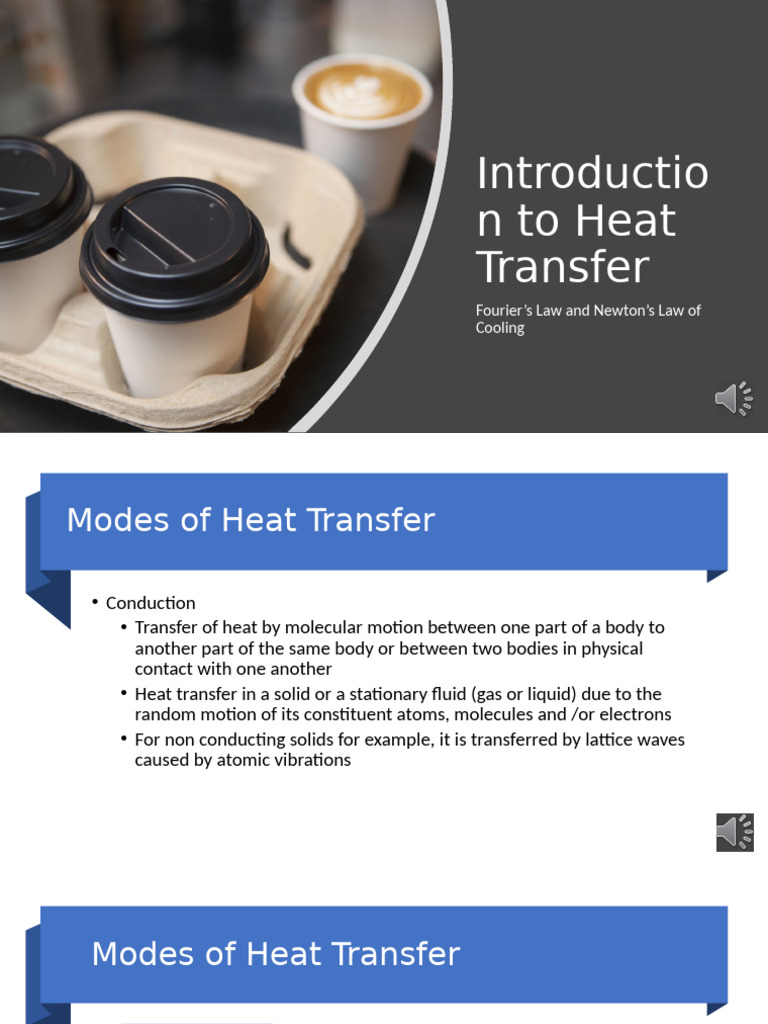 Introduction To Heat Transfer | PDF | Heat Transfer | Thermal Conduction