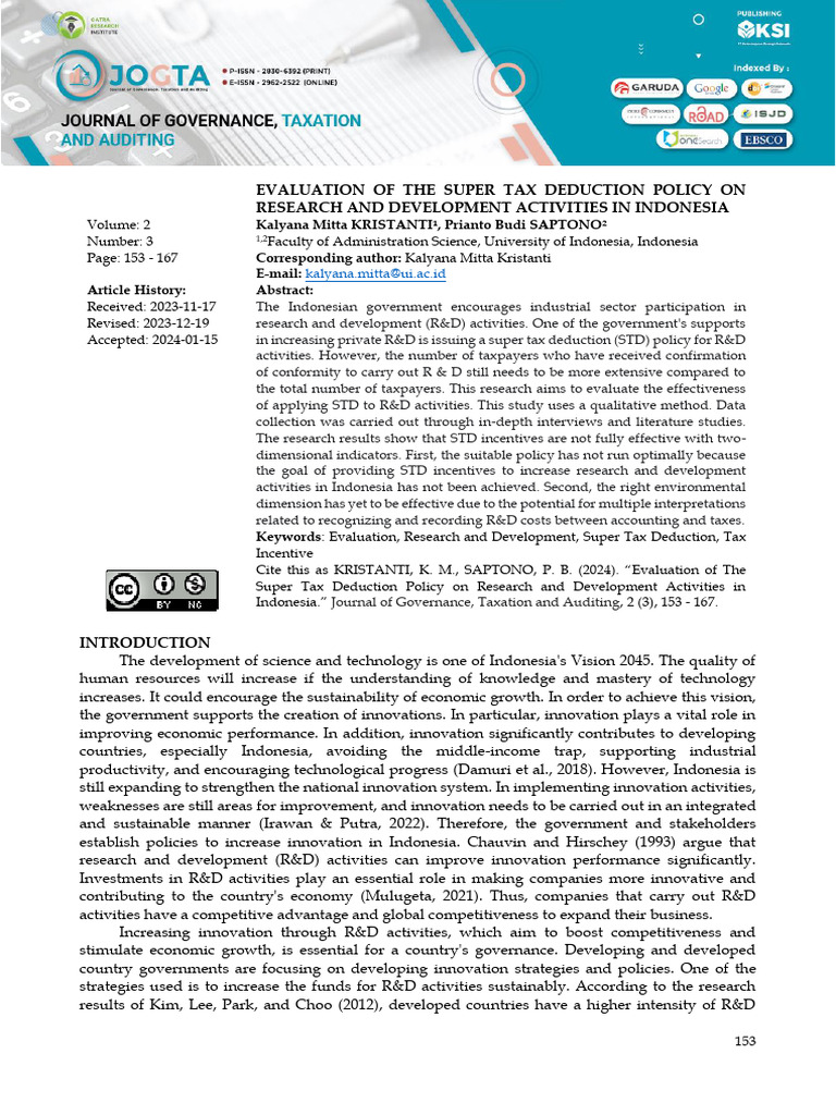 888-Article Text-4411-1-10-20240127 | PDF | Taxes | Innovation