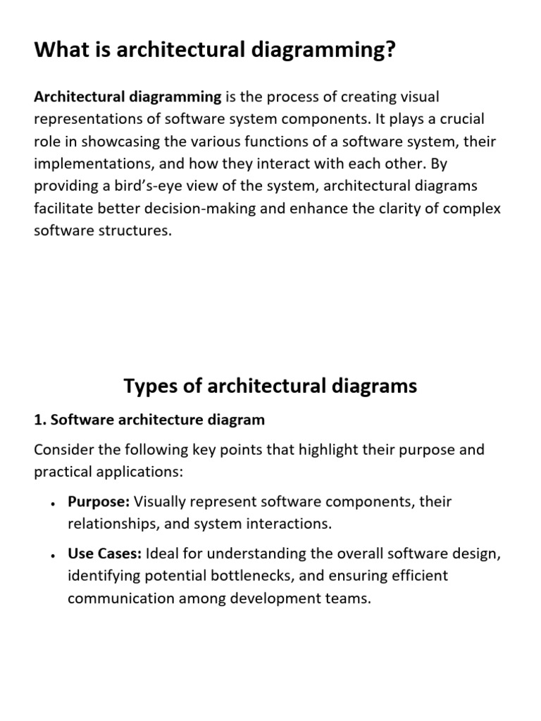 What Is Architectural Diagramming | PDF | Use Case | System