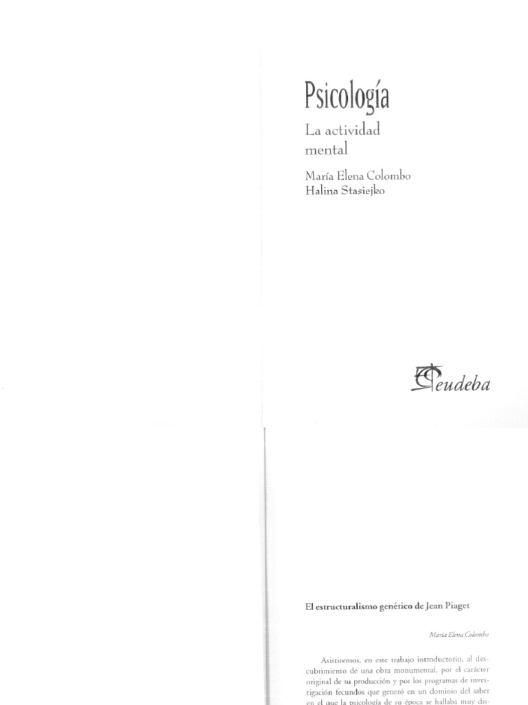8.COLOMBO, María Elena (2000) El Estructuralismo Genético de Jean ...
