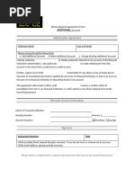 Voided Check Direct Deposit Form | PDF