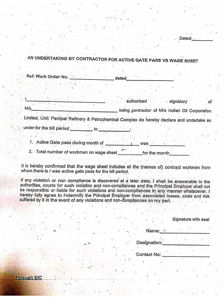 RA Bill Checklist | PDF