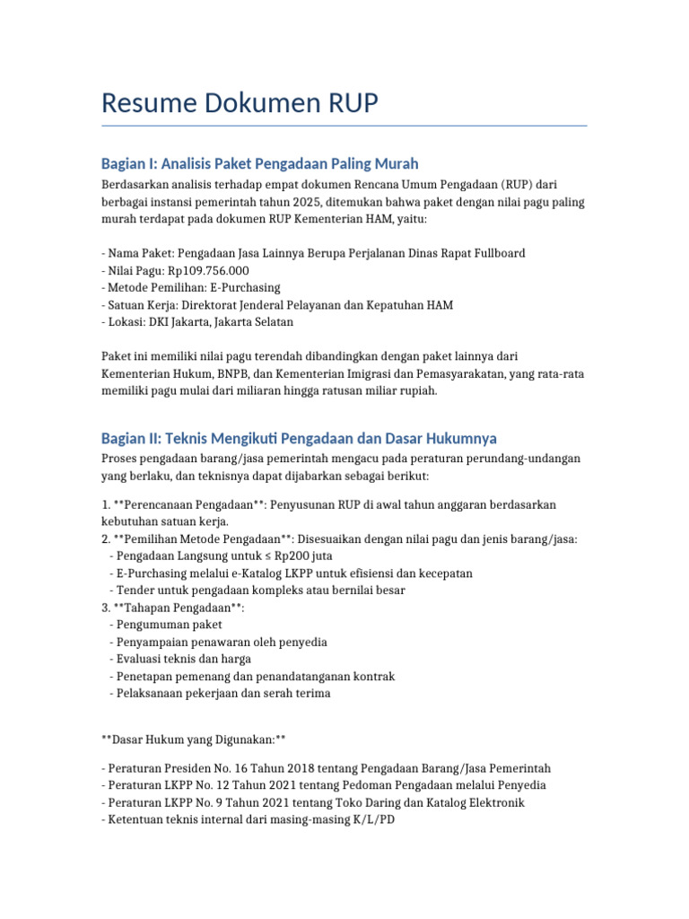 Resume Dokumen RUP | PDF