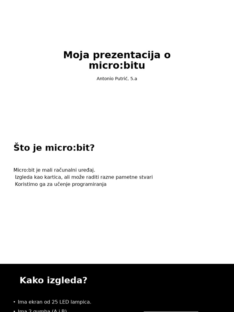 Micro Bit | PDF