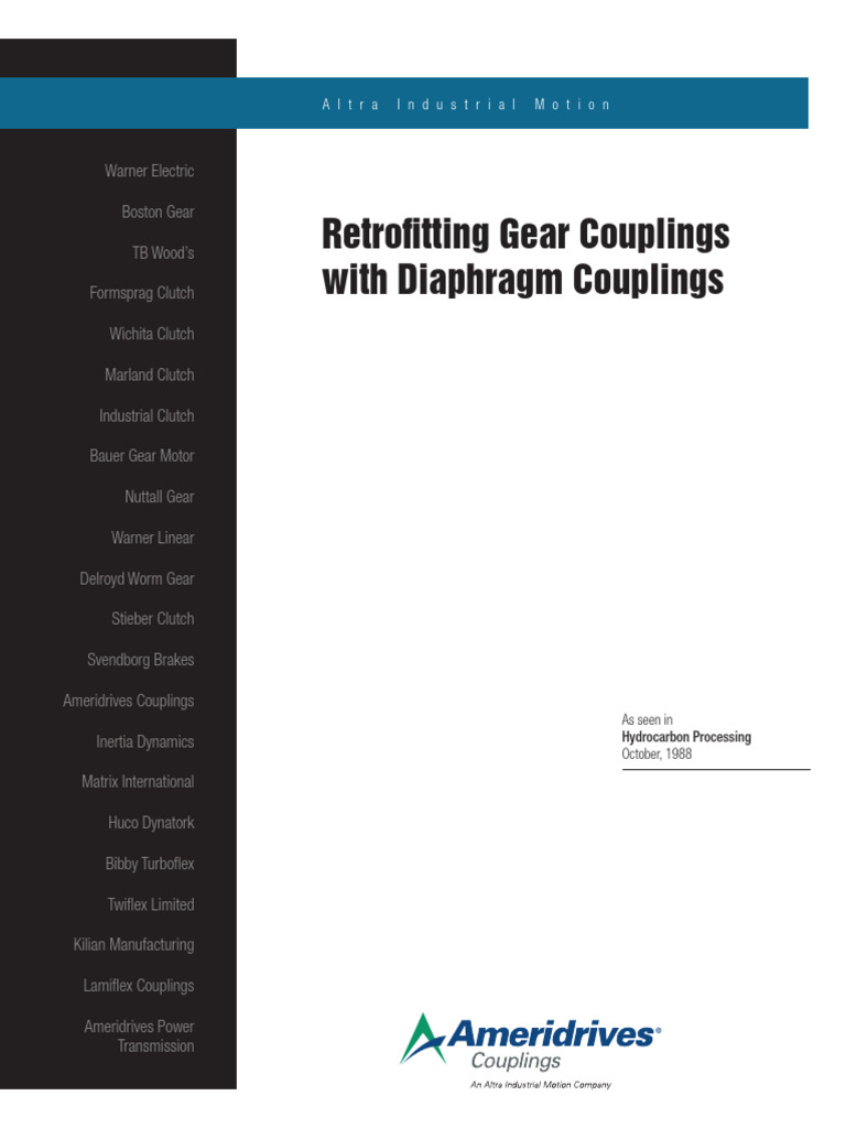 Retrofitting Gear Couplings Guide | PDF | Strength Of Materials | Mechanics