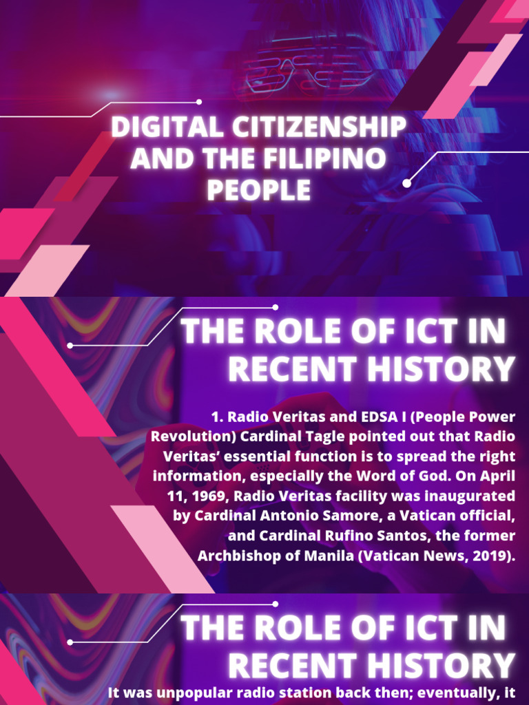 Digital Citizenship and The Filipino People | PDF | Philippines