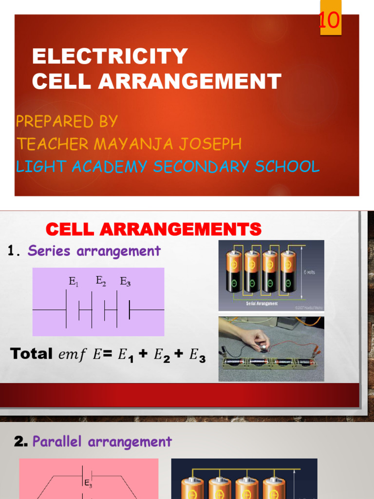 Electrical Cell Arrangement Physics Practical | PDF