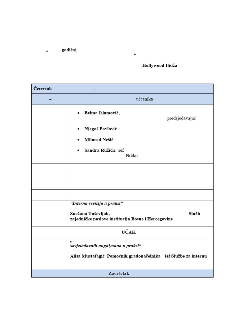Agenda Konferencije IR 2025 | PDF