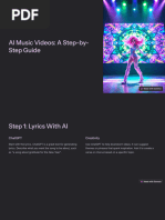 Suno AI Comprehensive Guide | PDF | Tempo | Musical Forms