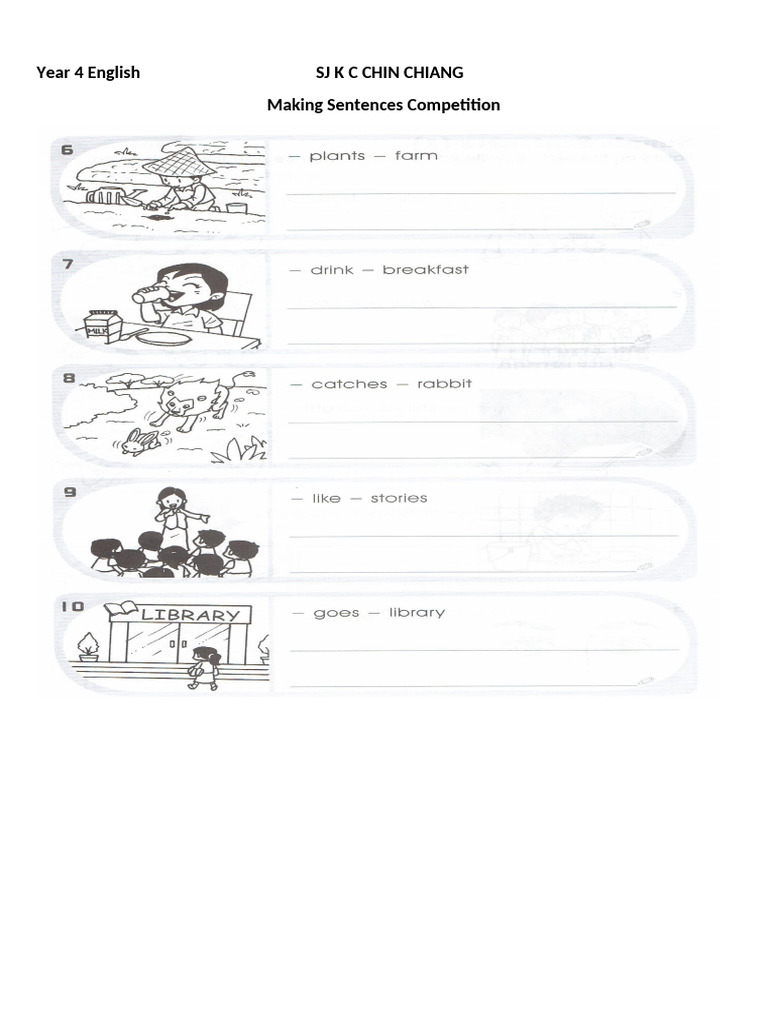 Year 4 English Competition | PDF