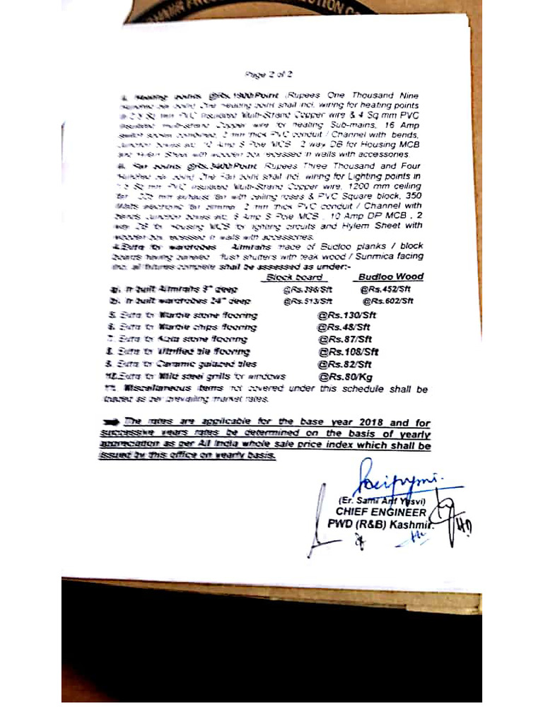 Valuation Rent Schedule | PDF