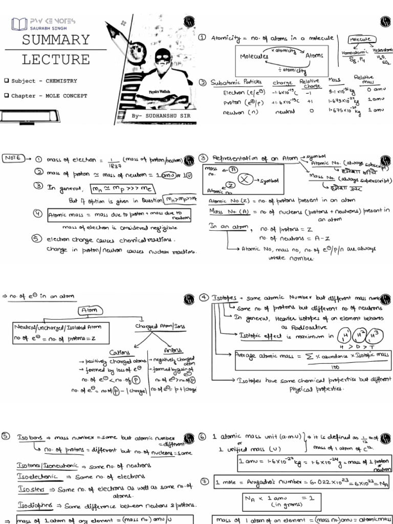 Complete Physical Chemistry Summary | PDF
