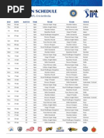 IPL 2023 Match Schedule and Venues | PDF