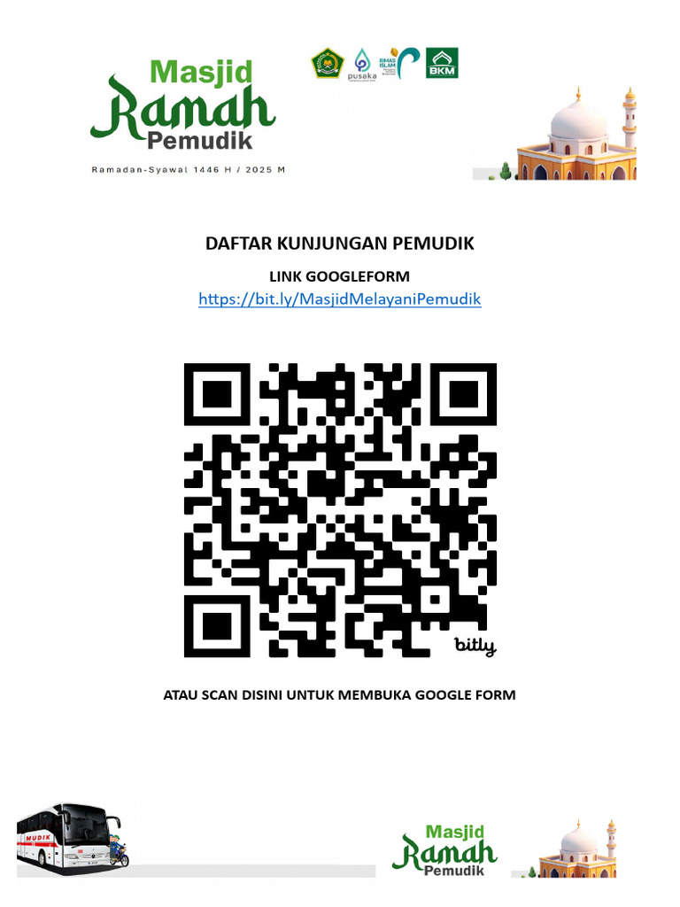 Daftar Kunjungan Pemudik Masjid | PDF