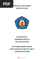 Proposal Usaha Olahan Bakso Ayam | PDF