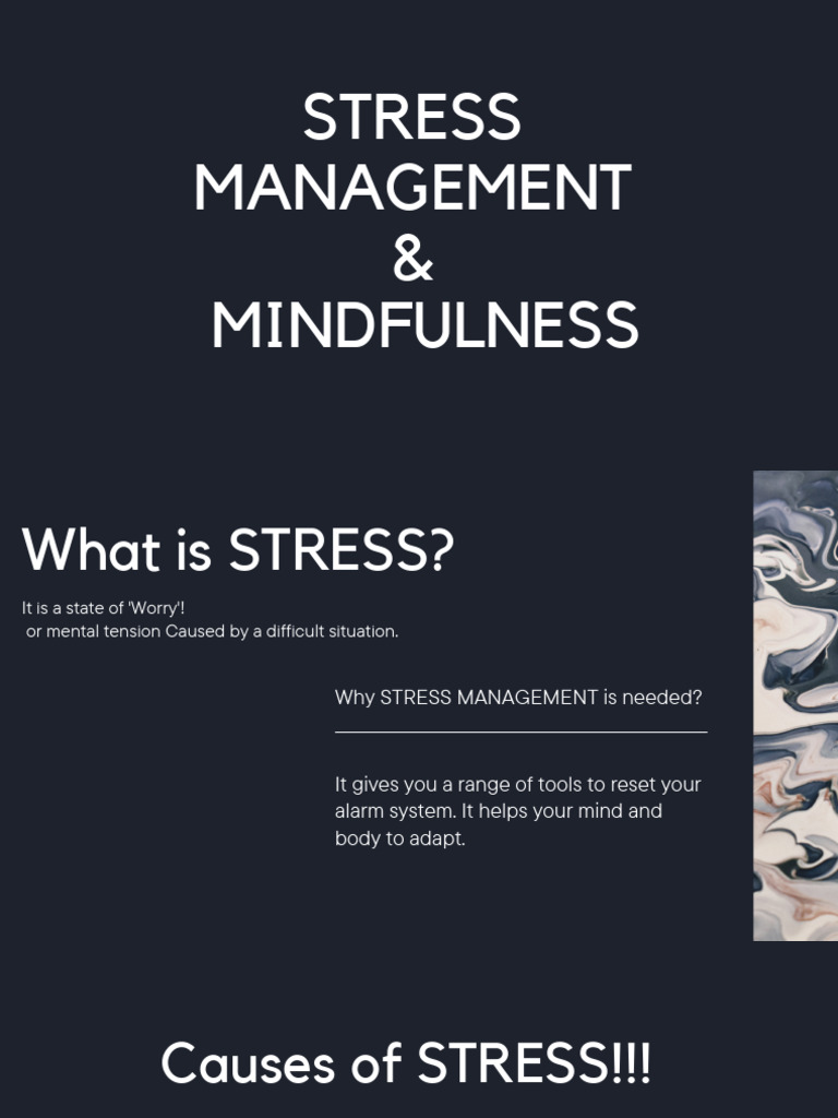 Mindfulness for Stress Management | PDF