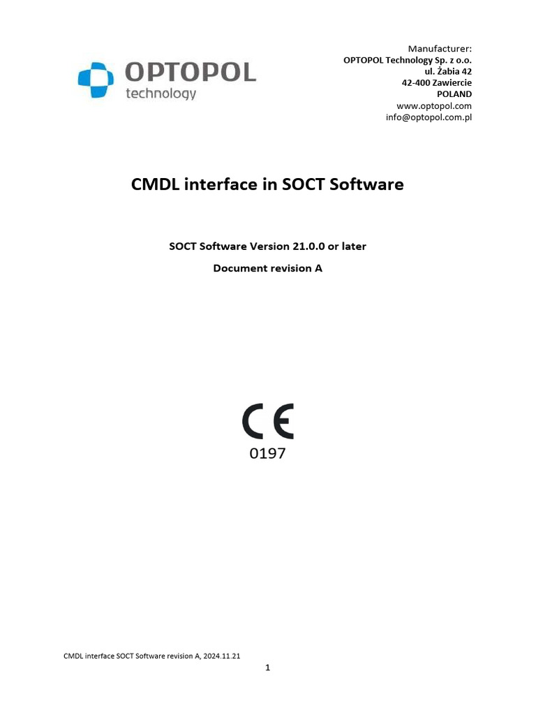 CMDL Interface for SOCT Software Guide | PDF | Computer File ...