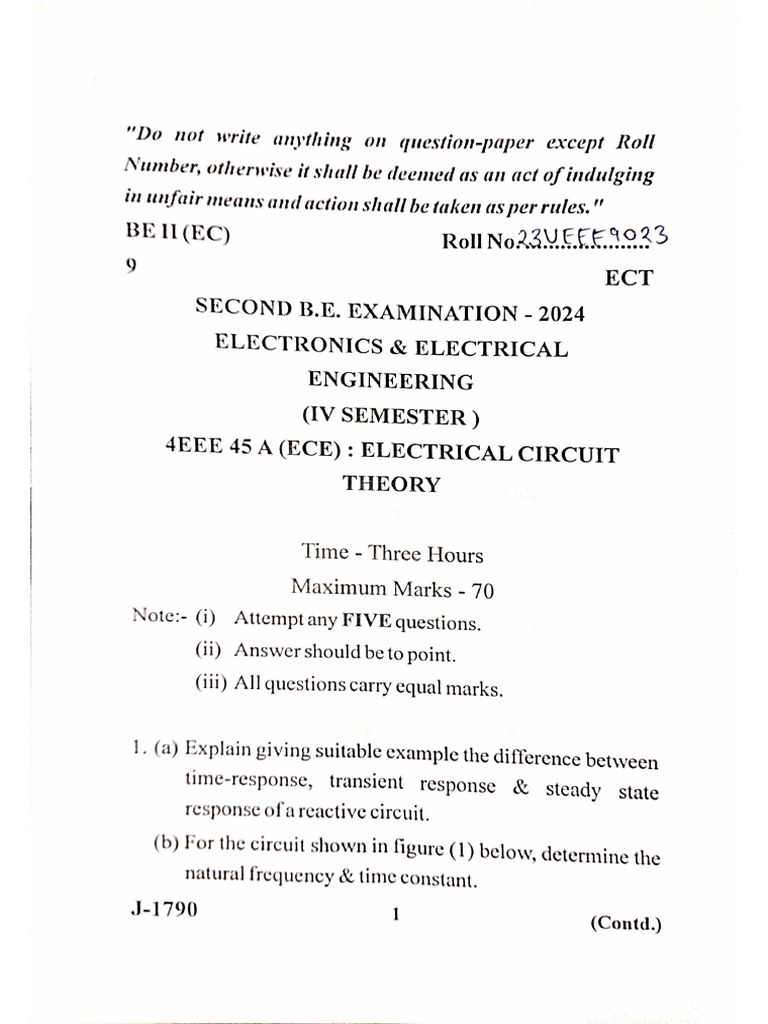 4th sem pyq 2024 | PDF