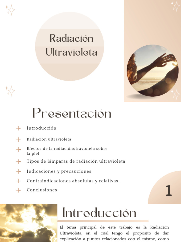 Efectos y Precauciones de la Radiación UV | PDF | Ultravioleta ...