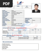 Simple Bio Data Format | PDF | Career & Growth | Wellness