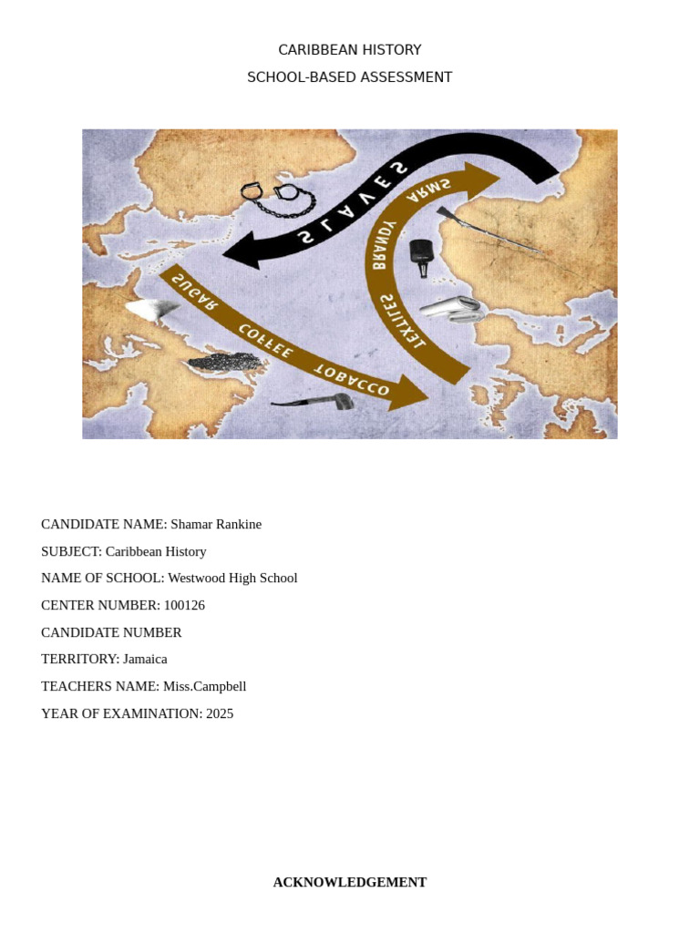 Impact of the Triangular Slave Trade on the Caribbean | PDF | Atlantic ...