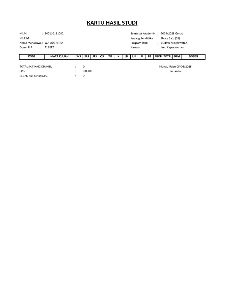 Cetak-KHS-240110111002 | PDF