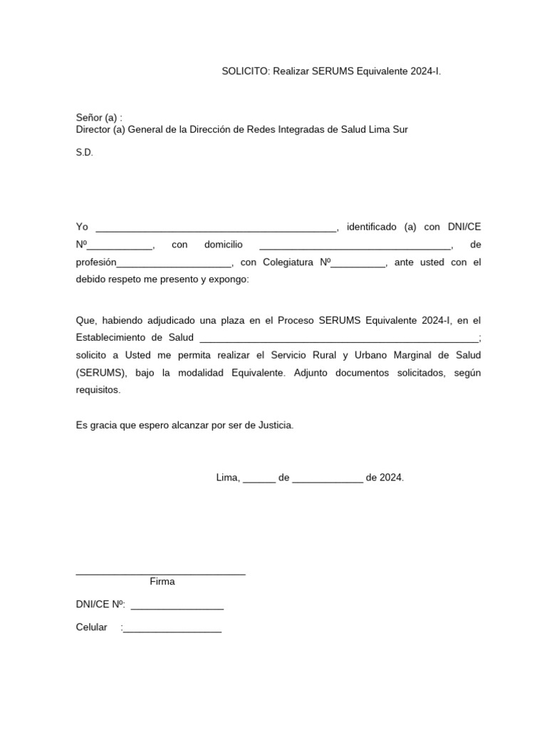 Solic - Realizar Serums Equiv | PDF