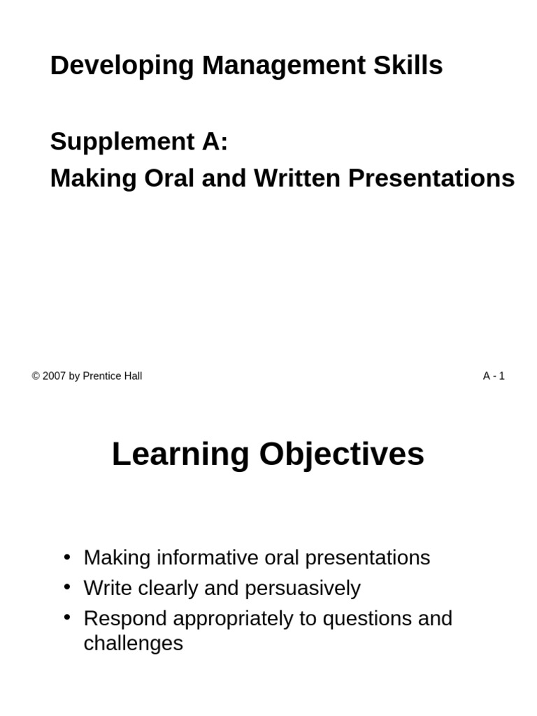 Whetten dms07 Student A | PDF | Communication | Psychological Concepts