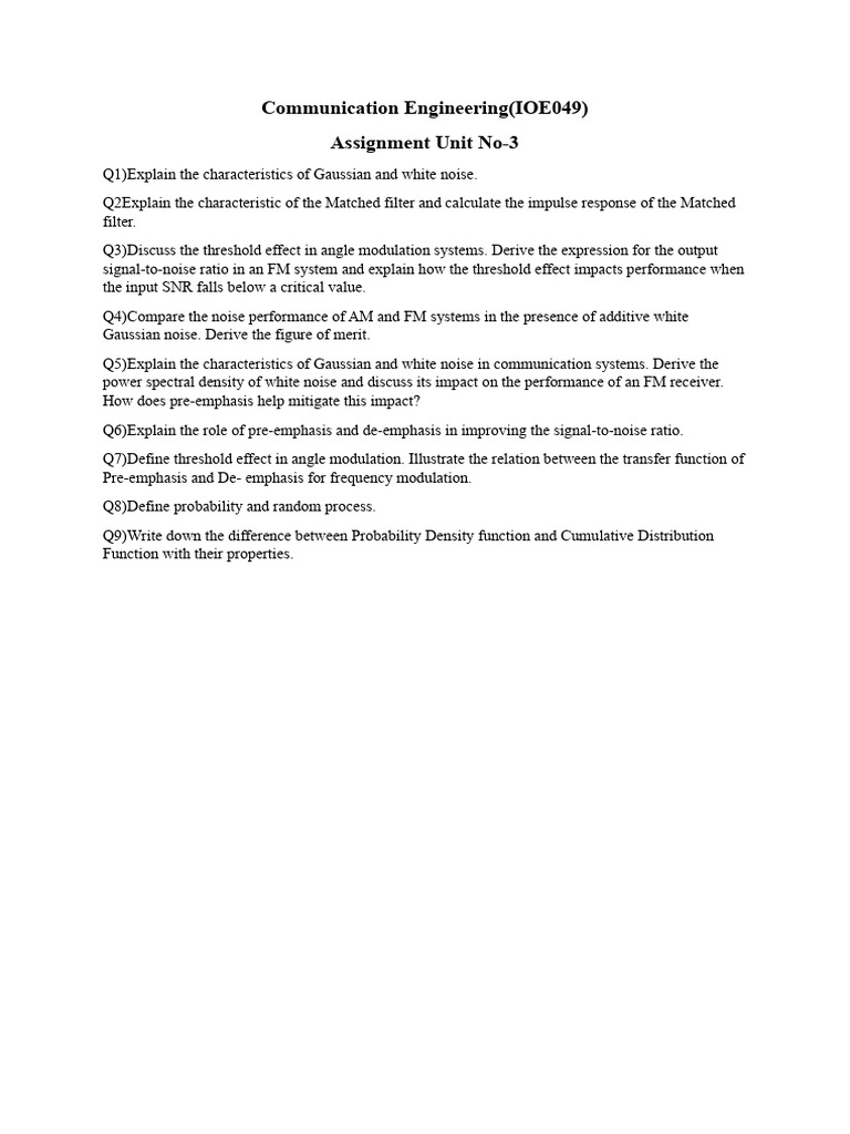 Assignment (Unit3) 5 | PDF