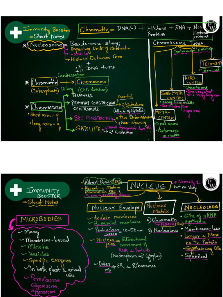 Cell Short Notes | PDF