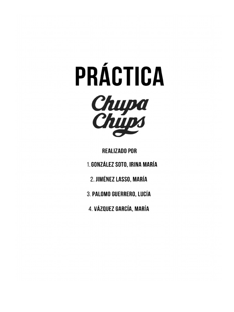 Chupa Chups | PDF | Marca | Business
