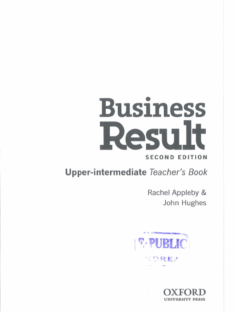 (Business) Business Result (2nd Edition) Uppre-Intermediate (Teacher's ...