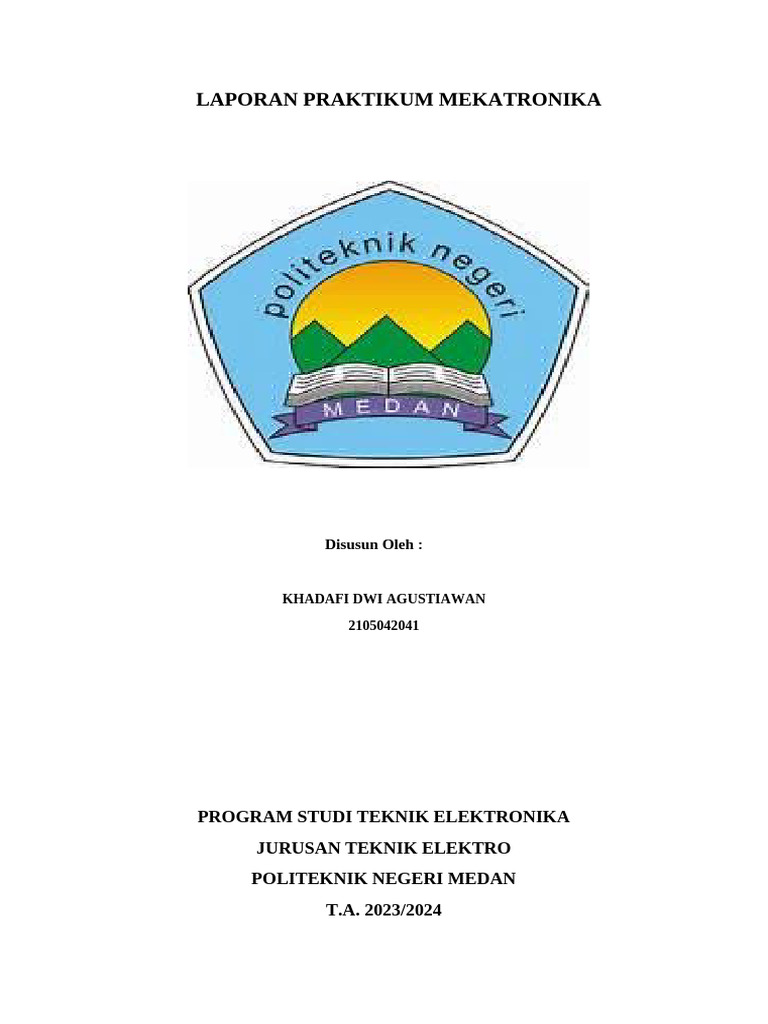 Laporan Praktikum Mekatronika Minggu 5 | PDF