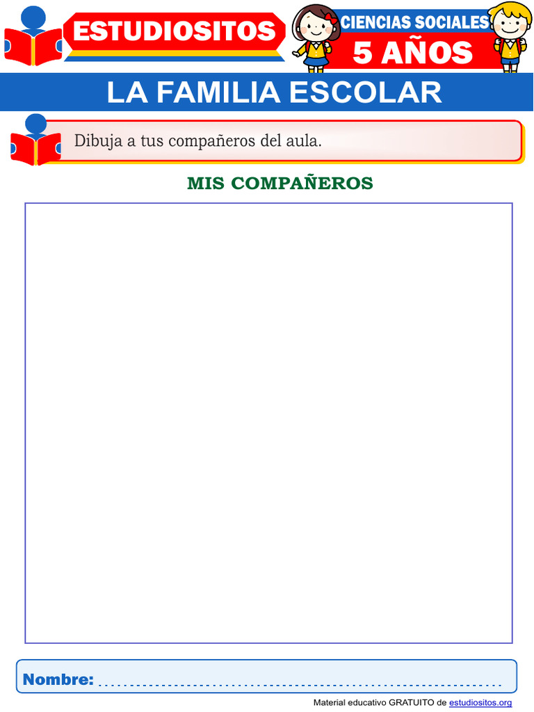 La Familia Escolar para Ninos de Cinco Anos | PDF