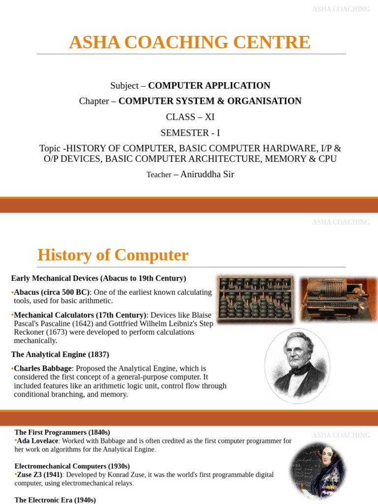 Asha Coaching Centre - Ai Xi 1 | PDF | Computer Data Storage | Byte