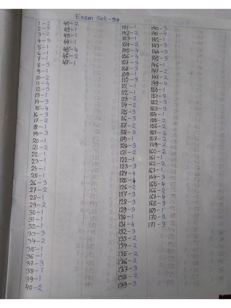 5th Unit, Exam Set 38-47 - 1 | PDF