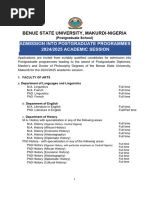 UFS Postgraduate Application Deadlines 2026 | PDF | Academic Degree ...