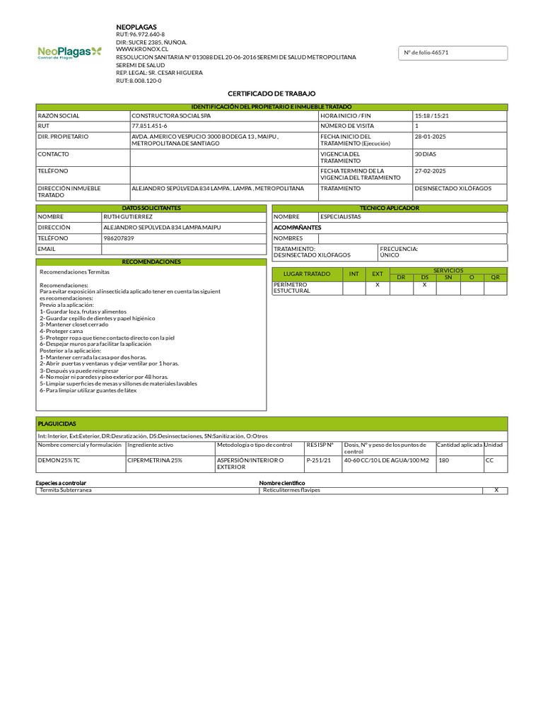 46571-Alejandro Sepulveda 834 Lampa | PDF