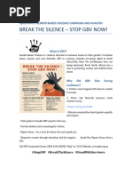 GBV Awareness Poster | PDF