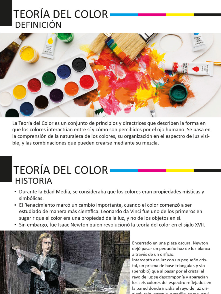 Teoría Del Color | PDF | Color | Cian